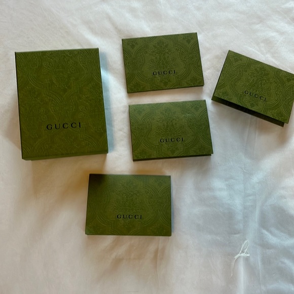 Gucci | Party Supplies | Gucci Gift Box And Gift Envelopes And Ribbon ...